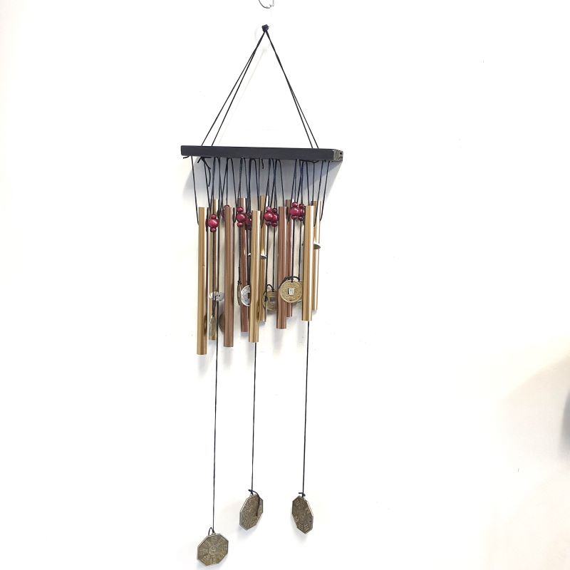 Metal Wind Chimes 10 Tube Prosperity – In House Decor NZ